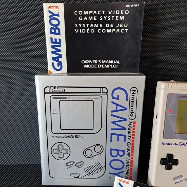 CONSOLE NINTENDO GAME Boy FAT + Boite + Notices + Jeu Tetris EUR 201,00 ...