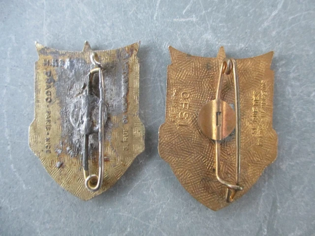 RARE LOT 5 insignes militaires Armée de terre thème Transmissions Génie ...