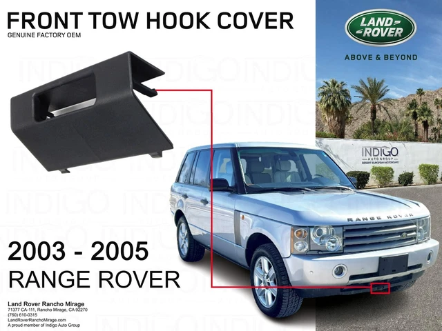 LAND ROVER RANGE Rover L322 03-05 Genuine Towing Tow Hook Cover On ...