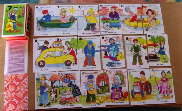 JEU DES 7 Familles - Les Metiers - Comme Neuf - EUR 6,00 - PicClick FR
