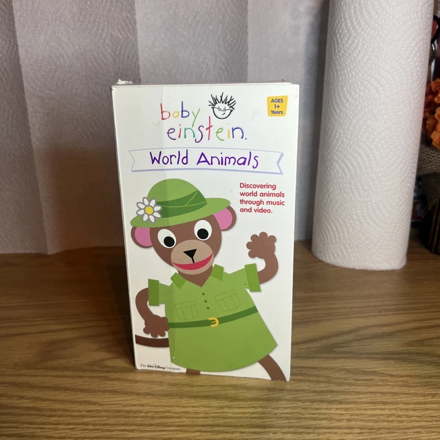 ‘WORLD ANIMALS’ THE Baby Einstein Company; Ages 1+ 30 Minutes VHS ...
