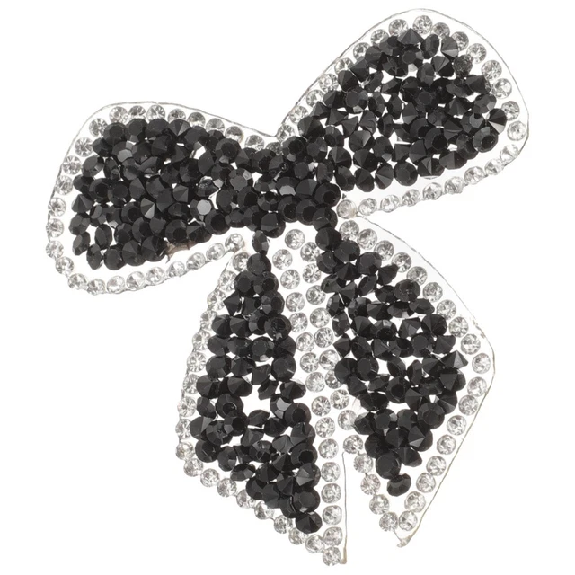 BOW-KNOT CUTE PATCH Bride Iron Bows Patches Bowknot Rhinestone £4.49 ...