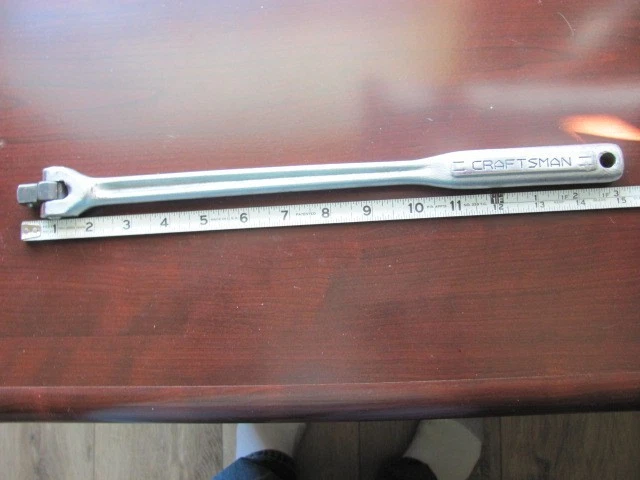 VINTAGE CRAFTSMAN -V- Series 1/2" DRIVE BREAKER BAR FORGED 14" MADE IN ...