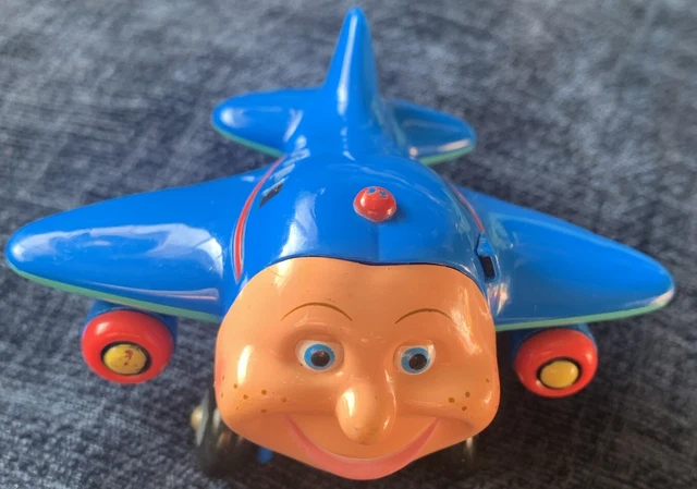 JAY-JAY THE JET Plane Small Figure 2002 ~2.5" Toy WW Blue Airplane ...