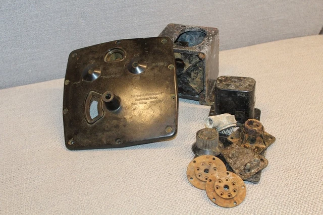 WW2 ORIGINAL GERMAN Flak control panel relics set. Good for project or ...