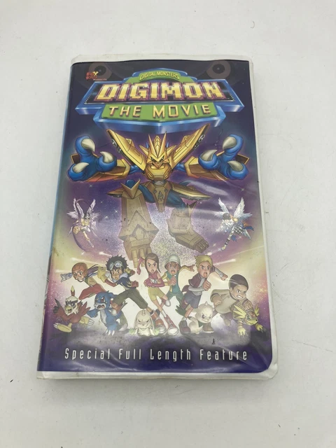 DIGIMON DIGITAL MONSTERS The Movie VHS 2001 Special Full Length Feature ...