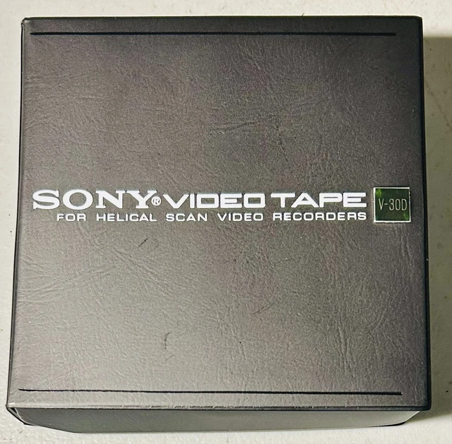VINTAGE SONY VIDEO Tape for Helical Scan Video Recorders V-30D Unused ...