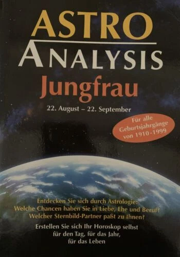 ASTRO-ANALYSIS, JUNGFRAU NOT specified: | Buch EUR 4,29 - PicClick DE