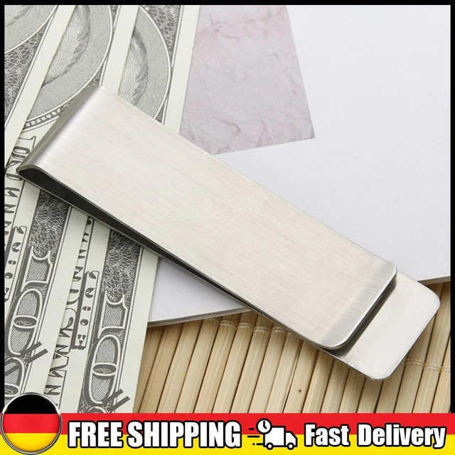 MINI MONEY CLIP Anti-lost Bifold Money Clamps Reusable Simple for ...