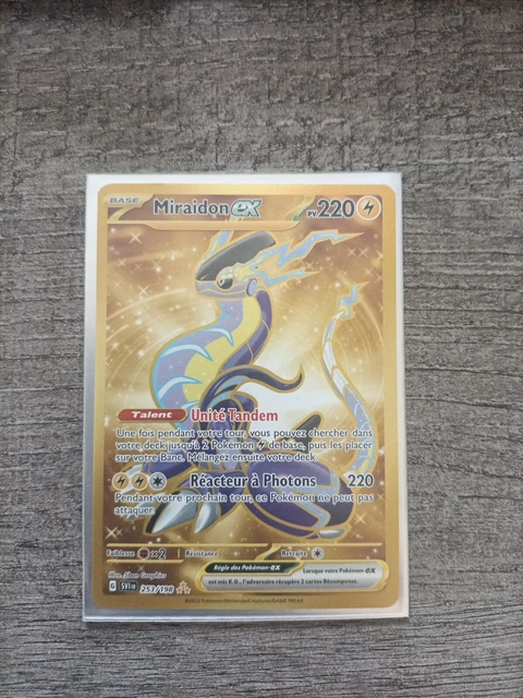 CARTE POKÉMON - Miraidon EX 253/198 GOLD - EV1 Ecarlate & Violet - FR ...