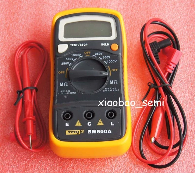 BM500A RESISTANCE TESTER 1000V 1999M Digital Insulation Meter ...