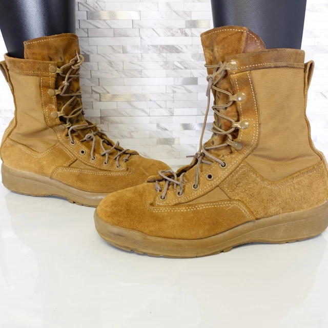BELLEVILLE BOOTS MENS 10.5 Military Combat Tactical Flight Safety Tan ...