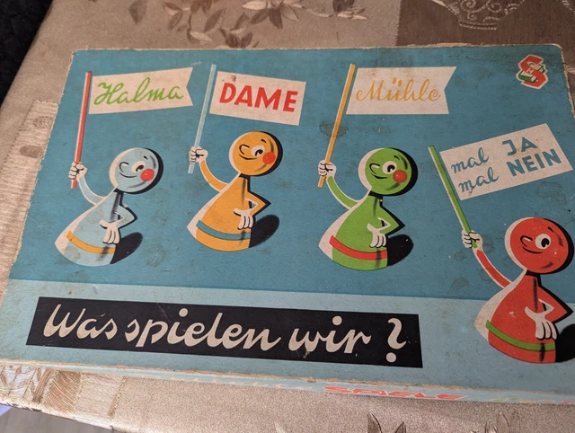 🎲 DDR SPIELE-KLASSIKER: Halma / Dame / Mühle / Mal ja – mal nein 🎲 EUR ...