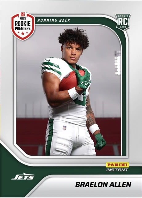 2024 INSTANT BRAELON ALLEN RC NFL FIRST LOOK PRO UNIFORME #'d 1/PR ...