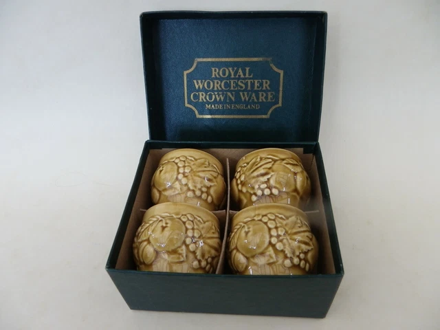 ROYAL WORCESTER CROWN Ware, 4 Embossed Egg Cups. £13.72 - PicClick UK