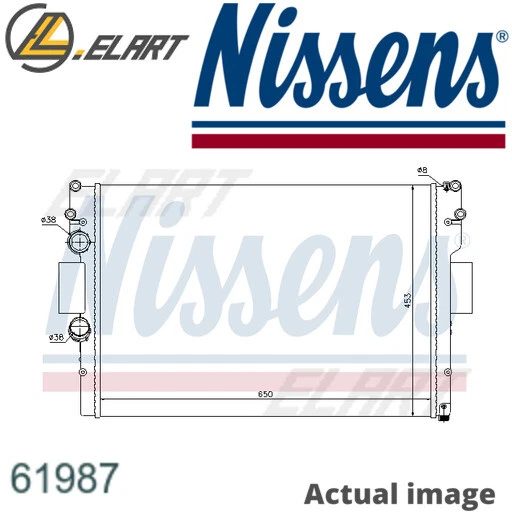 RADIATEUR DE REFROIDISSEMENT Moteur Pour Iveco Daily Iv Bus F1Ae0481Ha ...