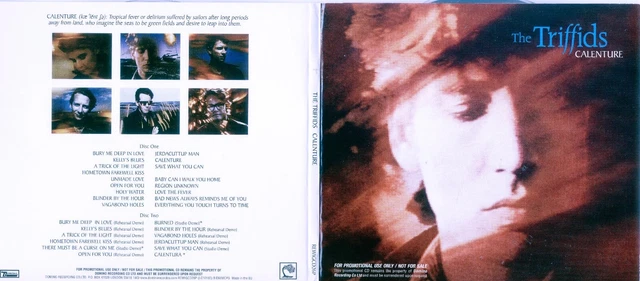 CD DIGIPACK THE TRIFFIDS Calenture Promo reissue deluxe EUR 15,00 ...