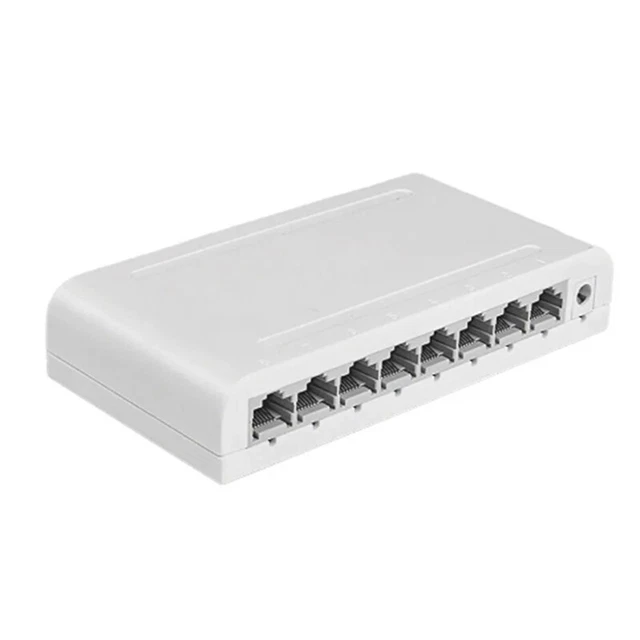 8 PORT GIGABIT Data Switch, Hub,Desktop Ethernet Splitter,Plug ...