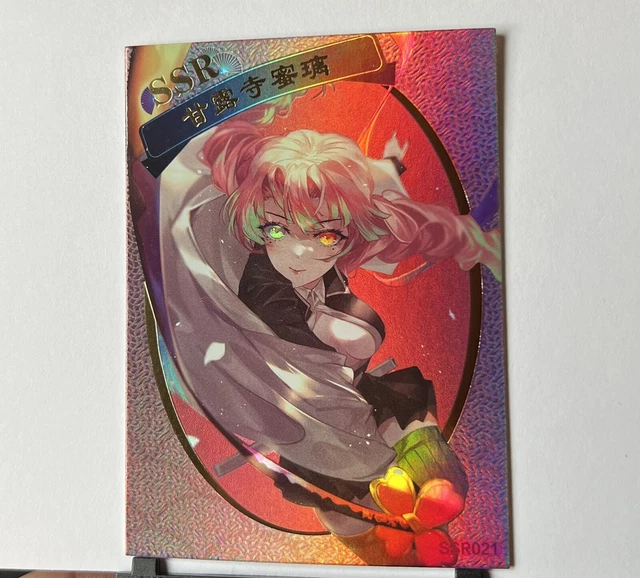 SSR RARE MITSURI Kanroji Demon Slayer Premium Collectable trading Card ...