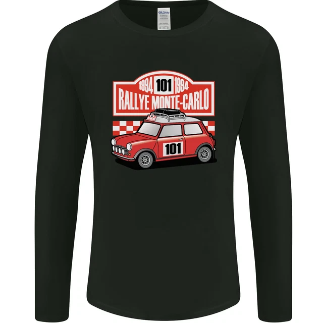 RALLYE MONTE CARLO Mini Rally Car Mens Long Sleeve T-Shirt £10.99 ...
