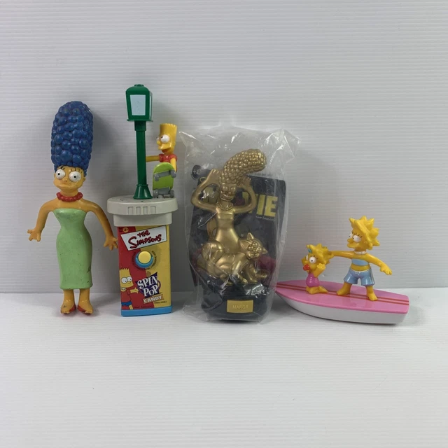 THE SIMPSONS BURGER King Spin Pop Surfing Trophy Vintage Collectable ...