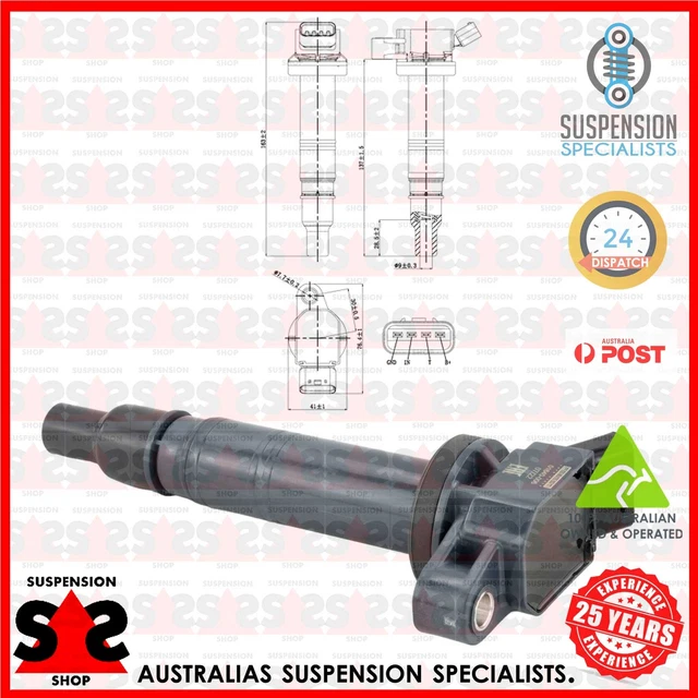 IGNITION COIL SUIT TOYOTA HiAce 2.0 (TRH200) HIACE V Van (TRH2__, KDH2 ...