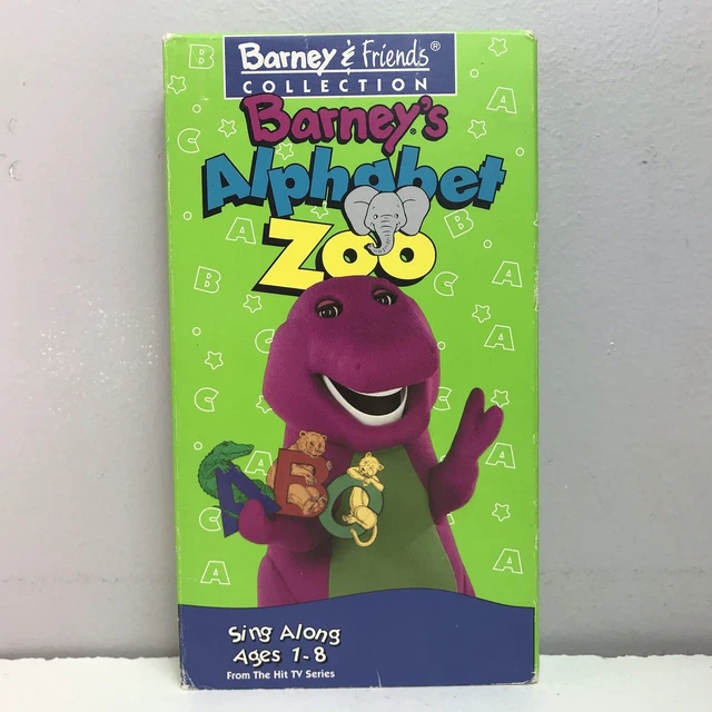 BARNEY & FRIENDS Collection Alphabet Zoo VHS Video Tape Sing-Along ...