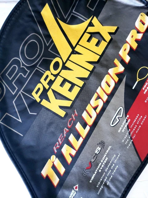 VINTAGE PRO KENNEX Reach Ti Allusion Pro Tennis Racquet Cover 20x12 ...