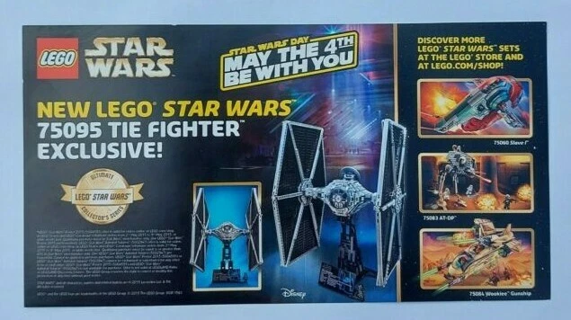 LEGO STAR WARS Promo Flyer Leaflet May The 4Th 2015 £9.95 - PicClick UK