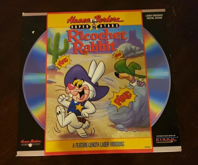 DISQUE LASER RICOCHET Rabbit Hanna Barbera RARE Animation K4 EUR 55,82 ...