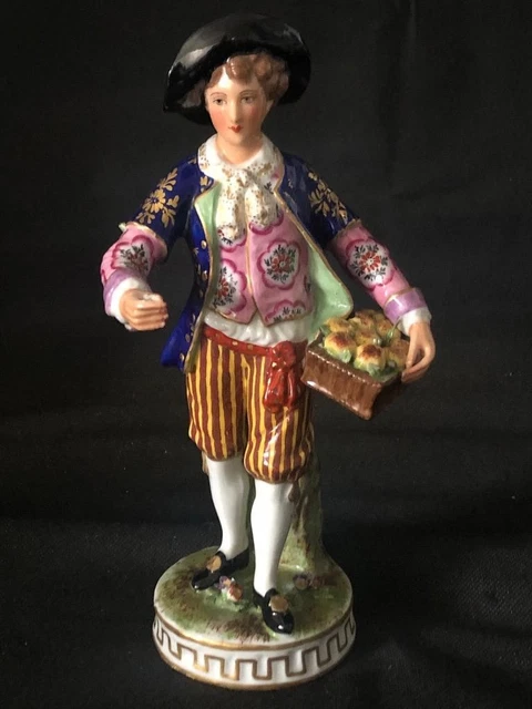 GOOD ANTIQUE 19TH CENTURY FRENCH EDME SAMSON PORCELAIN HAND PAINTED ...