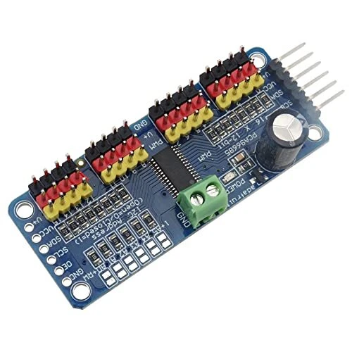 PCA9685 16 CHANNEL PWM Servo Motor Driver 12-Bit IIC Module for Arduino ...