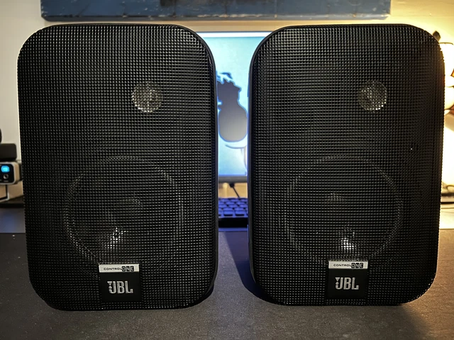 JBL CONTROL ONE (Black) Bookshelf Speakers Per Pair £45.00 - PicClick UK