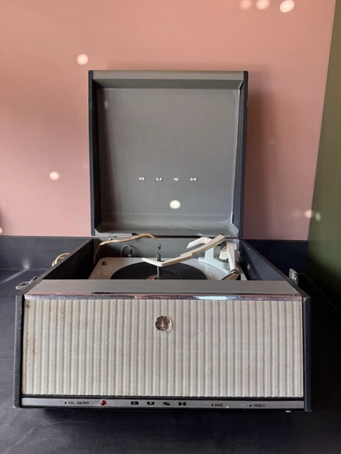 VINTAGE MID CENTURY 1960s BUSH SRP31C Vinyl Record Player Turntable £12 ...
