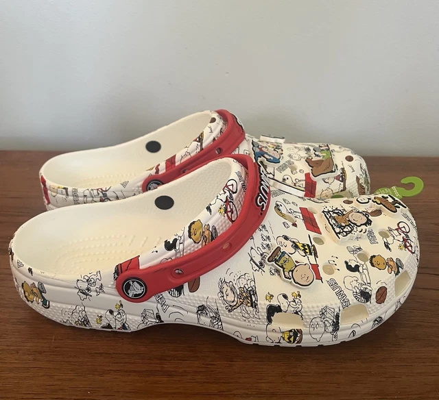 CROCS X PEANUTS Snoopy Charlie Brown Classic Clog 208629-94S Men’s Size ...