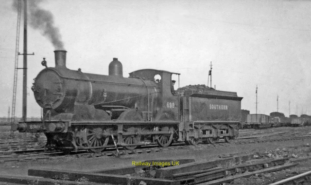 RAILWAY PHOTO - Ex-LSWR Drummond '700' class 0-6-0 at Feltham ...