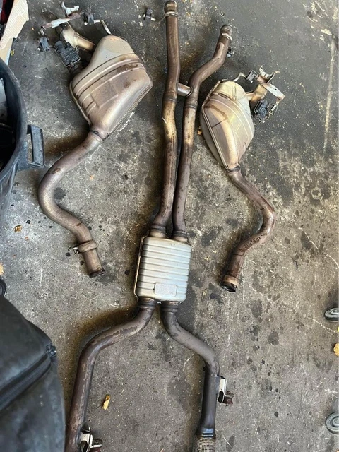 MERCEDES C-CLASS W205 C43 Amg Complete Sport Exhaust System Genuine ...