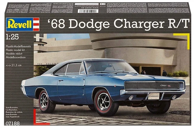 REVELL - VOITURE sportive américaine DODGE Charger R/T de 1968 en kit à ...