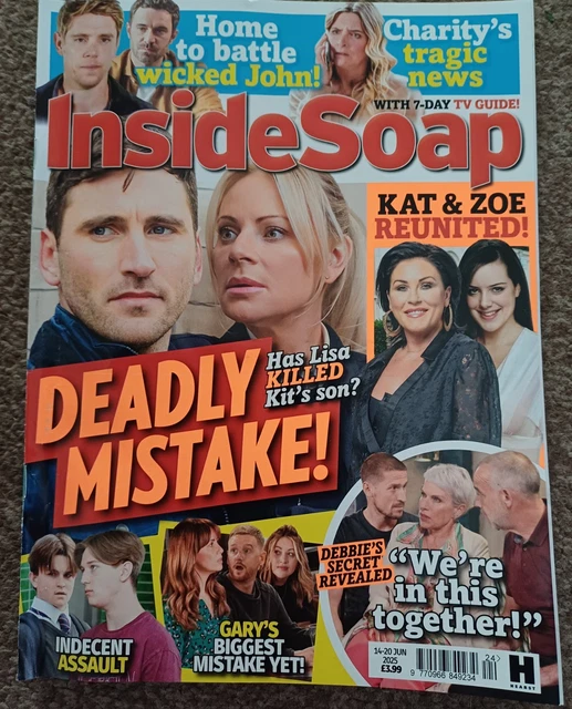 INSIDE SOAP MAGAZINE 14th June 2025 Deadly Mistake: Has Lisa killed Kit ...