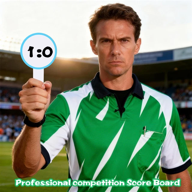 6PCS SINGLE SIDE Scoreboards Blank Writable Scoreboards Handheld ...