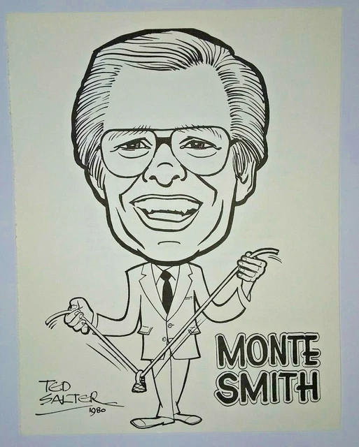 CARICATURE DE MONTE Smith 1988 The Magic Castle Walls of Fame livre par ...