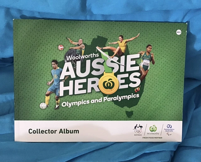 WOOLWORTHS AUSSIE HEROES Olympics & Paralympics Collector Album Full ...