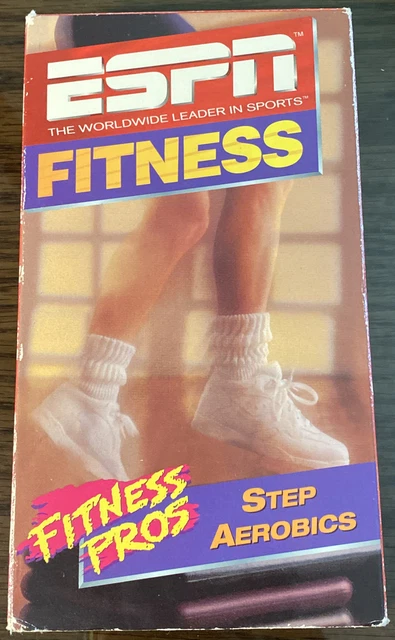 ESPN FITNESS PROS - Step Aerobics (VHS, 1994) Vintage années 90 Vidéo d ...