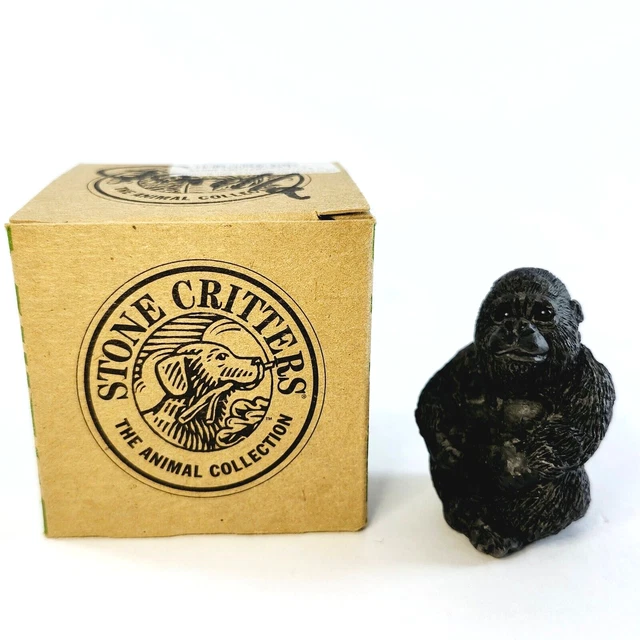 STONE CRITTERS LITTLES Gorilla Figurine SCL-009 The Animal Collection ...