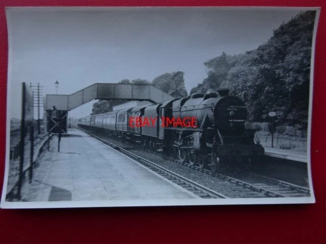 FOTO LMS LOCO Nr. 44716 At Brandon And Wolston Station 18-7-59 EUR 3,96 ...