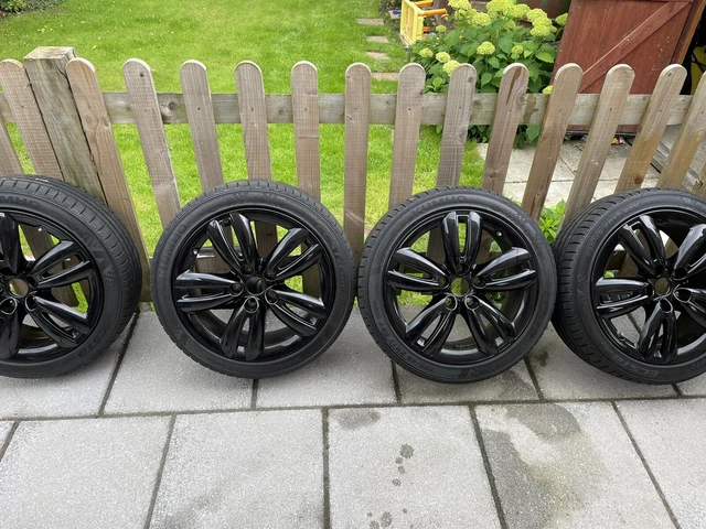 MINI F56 JCW Track Spoke 501 Black 17 Inch wheel & tyres (4) - John ...
