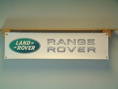 RANGE ROVER BANNER Land Rover Workshop Garage Display sign Evoque Sport ...