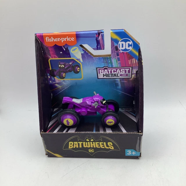 FISHER-PRICE BATWHEELS 1:55 Scale BIBI/BATGIRL QUAD Batcast Metal DC ...