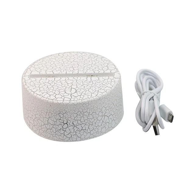 CRACK BASE LED Night Light Atmosphere Desk Lamp Sensing Base for ...