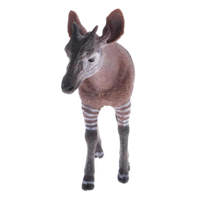 RÉALISTE OKAPI FAUNE Animal Figurine Modèle Action Figure Enfants Jouet ...